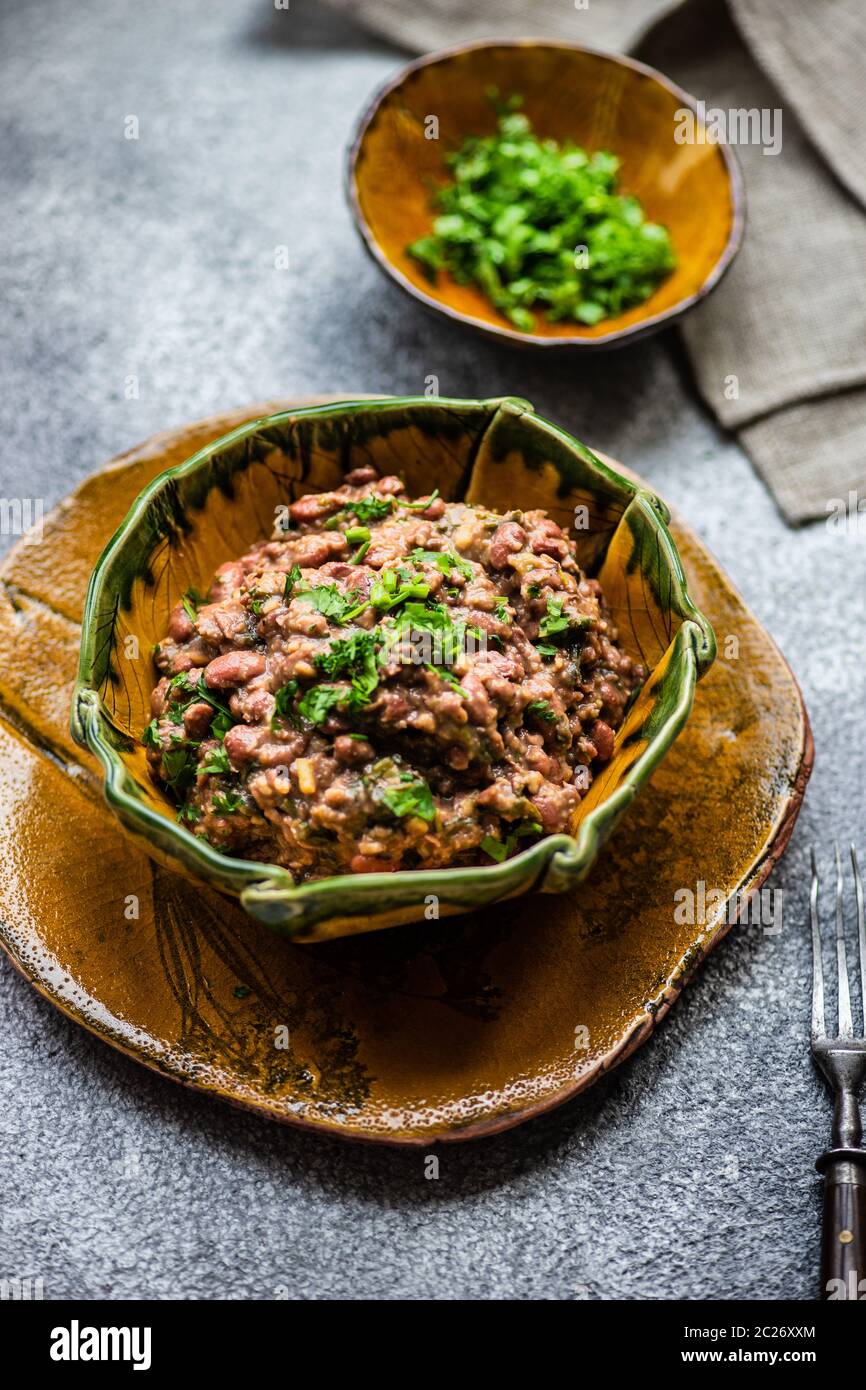 Traditional georgian dish lobio Stock Photo - Alamy