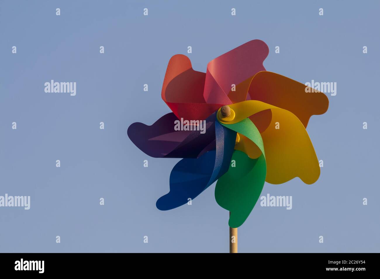 Colourful children's windmill Stock Photo - Alamy