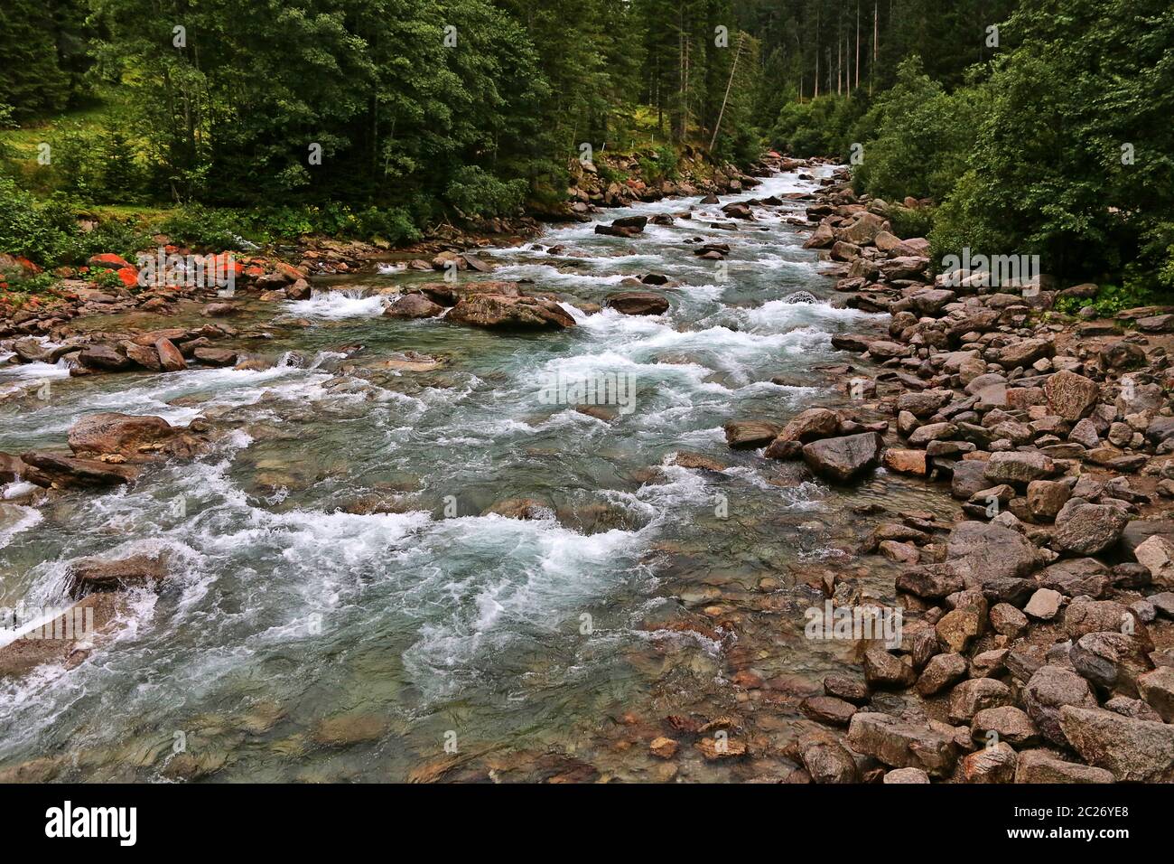 Alpine water flow sparkling in hi-res stock photography and images - Alamy