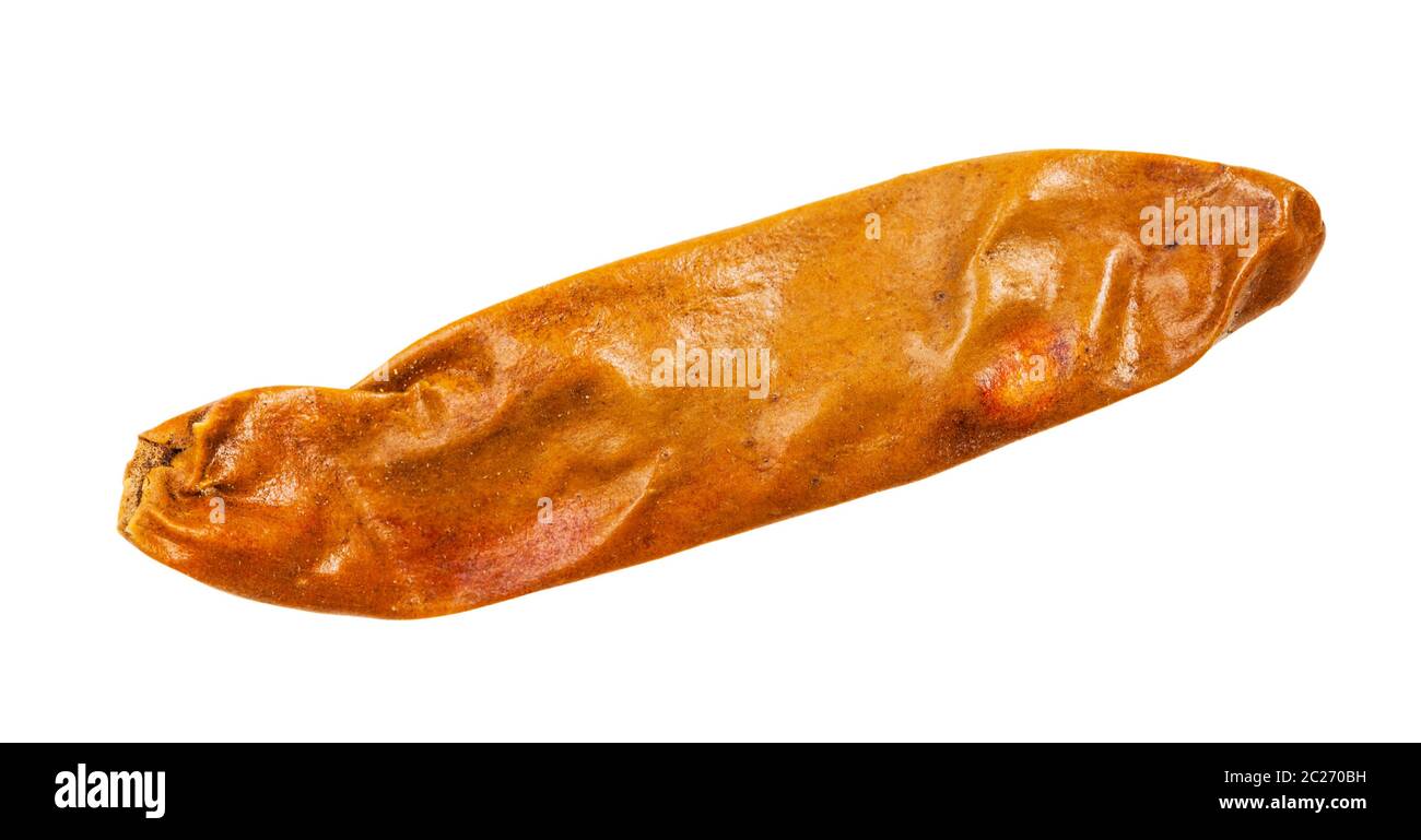 single dried cayenne pepper isolated on white background Stock Photo ...