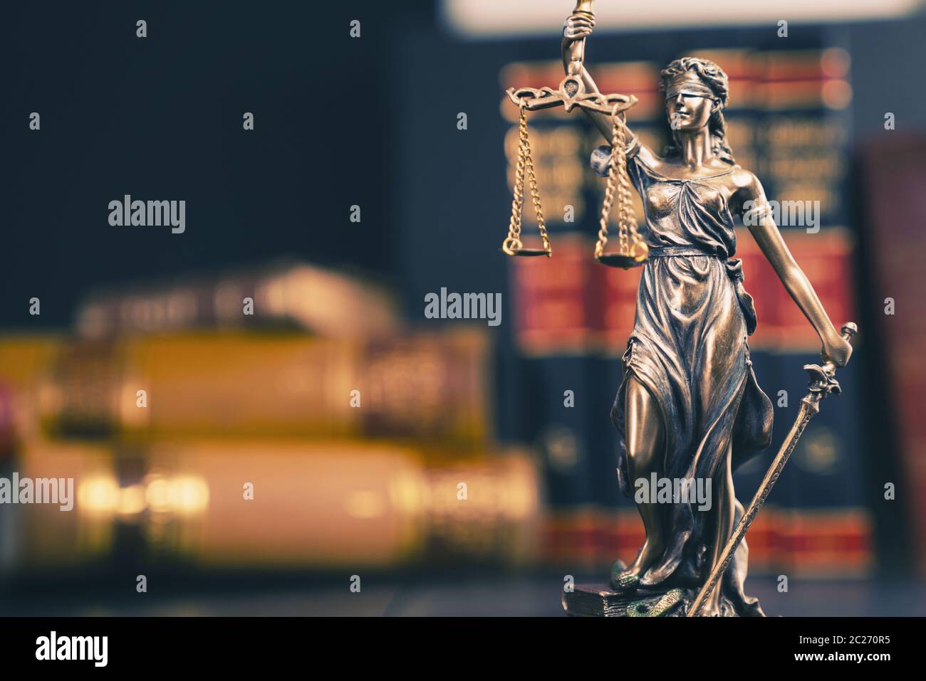 The Statue of Justice - lady justice or Iustitia / Justitia the Roman ...