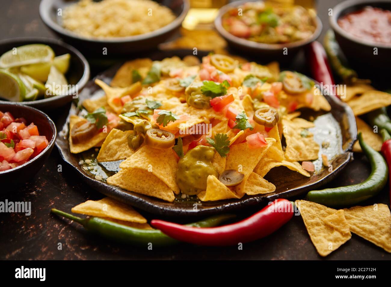 Nacho plate hi-res stock photography and images - Alamy
