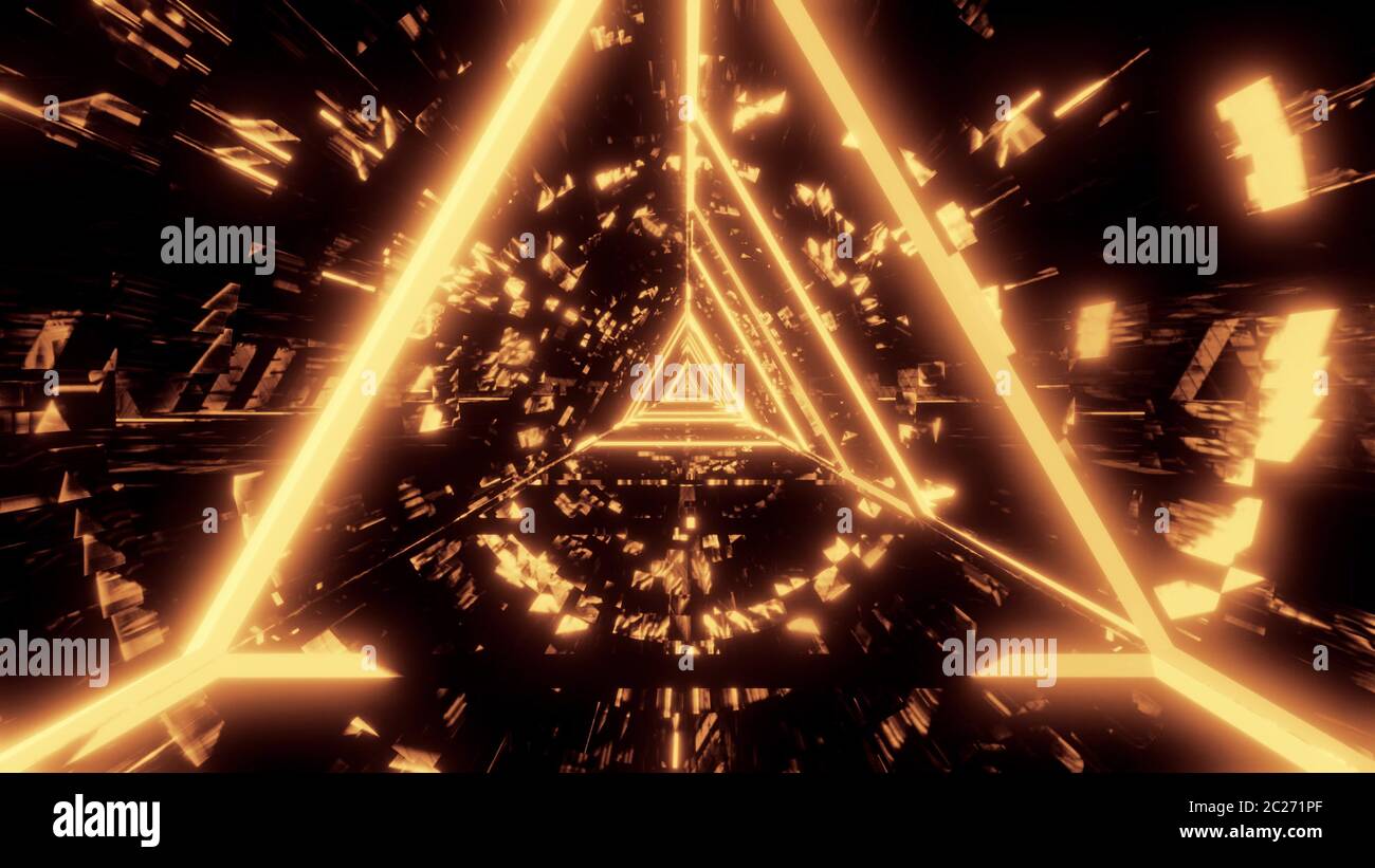 abstract colorful triangle wireframe with abstract background 3d ...