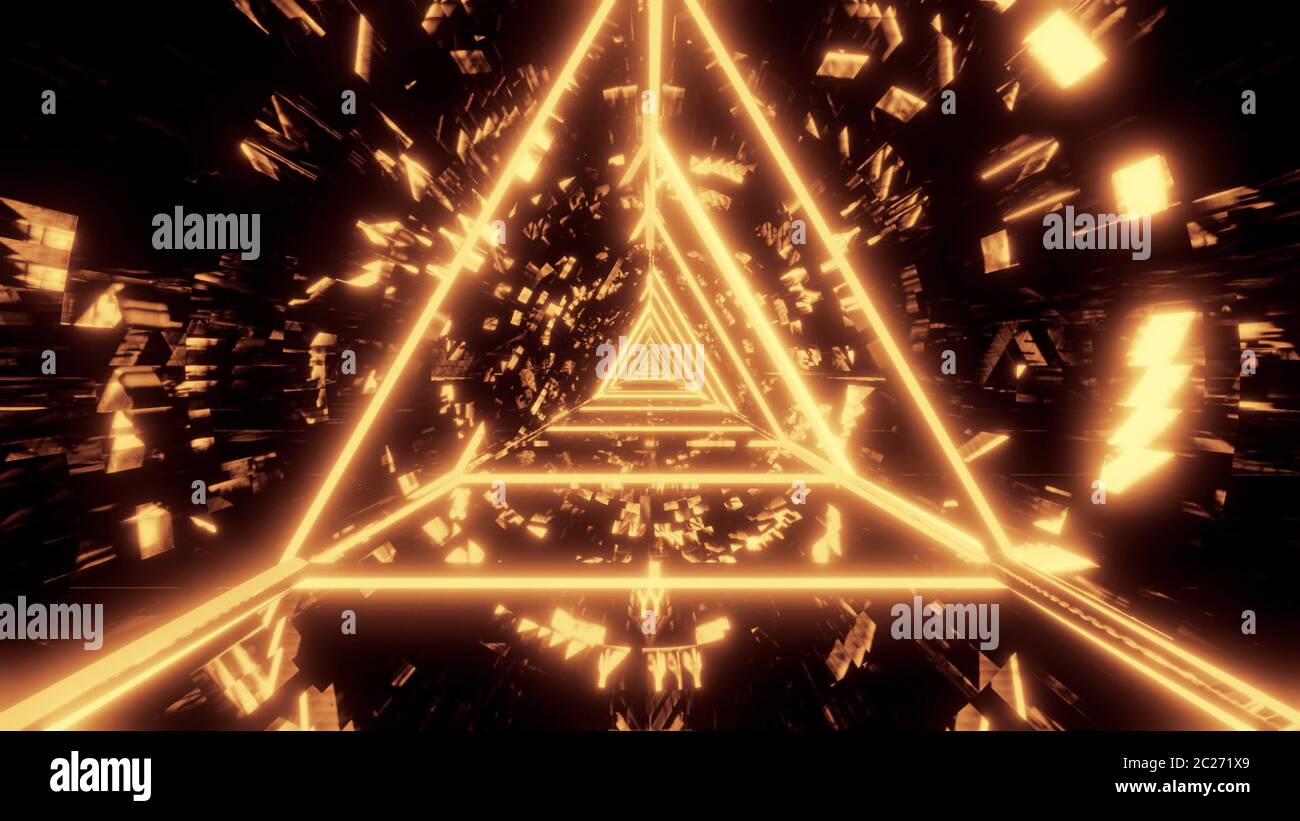 abstract colorful triangle wireframe with abstract background 3d ...