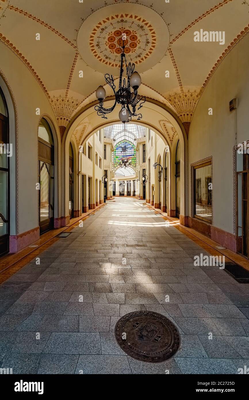 Old passage in Oradea Stock Photo - Alamy