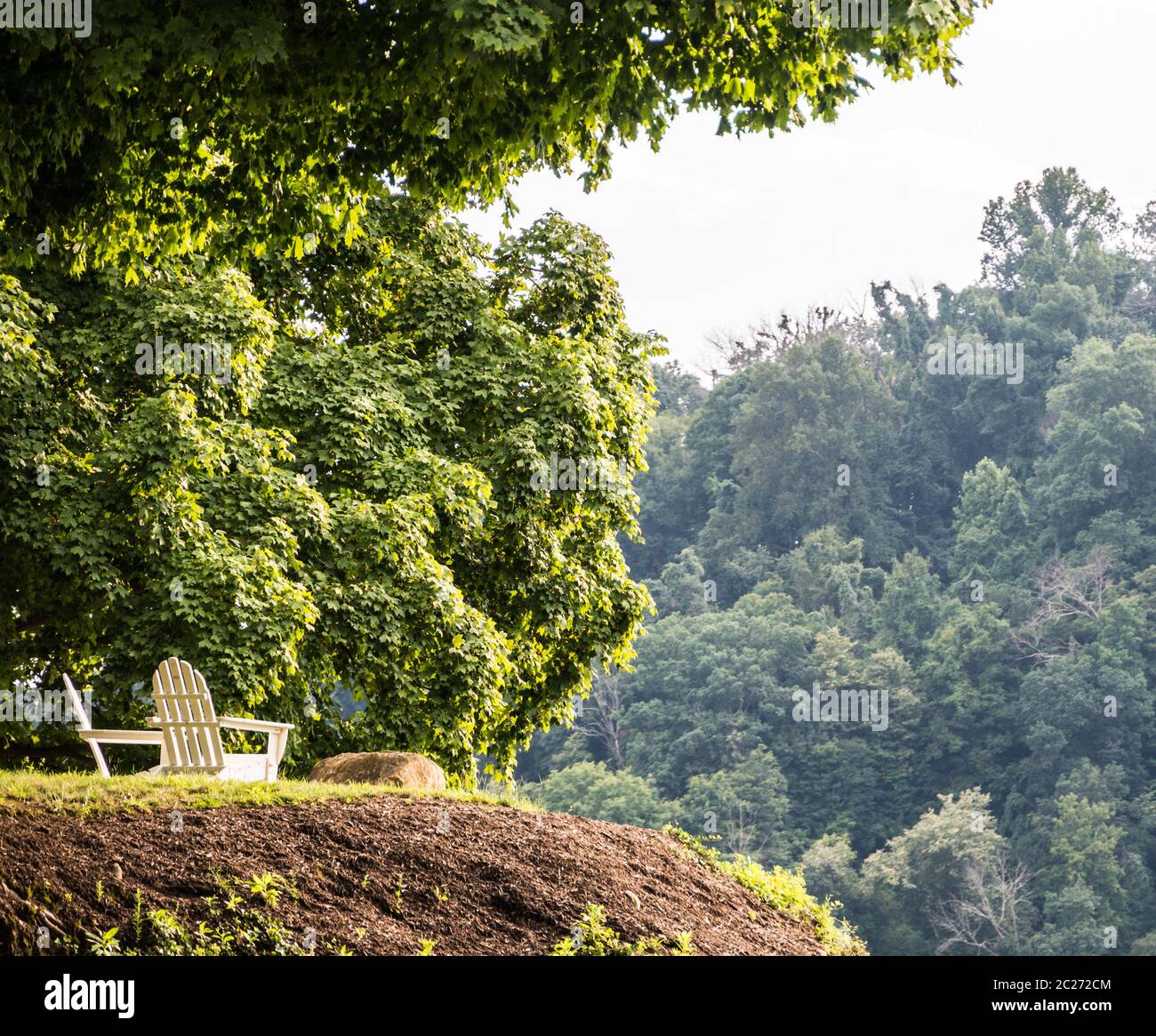 Two chair outdoors hi-res stock photography and images - Alamy