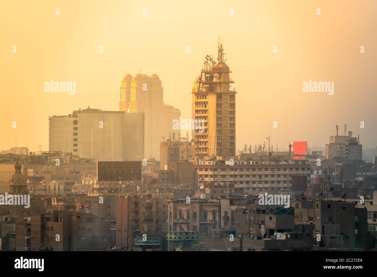 sunset scenery at Cairo Egypt Stock Photo - Alamy