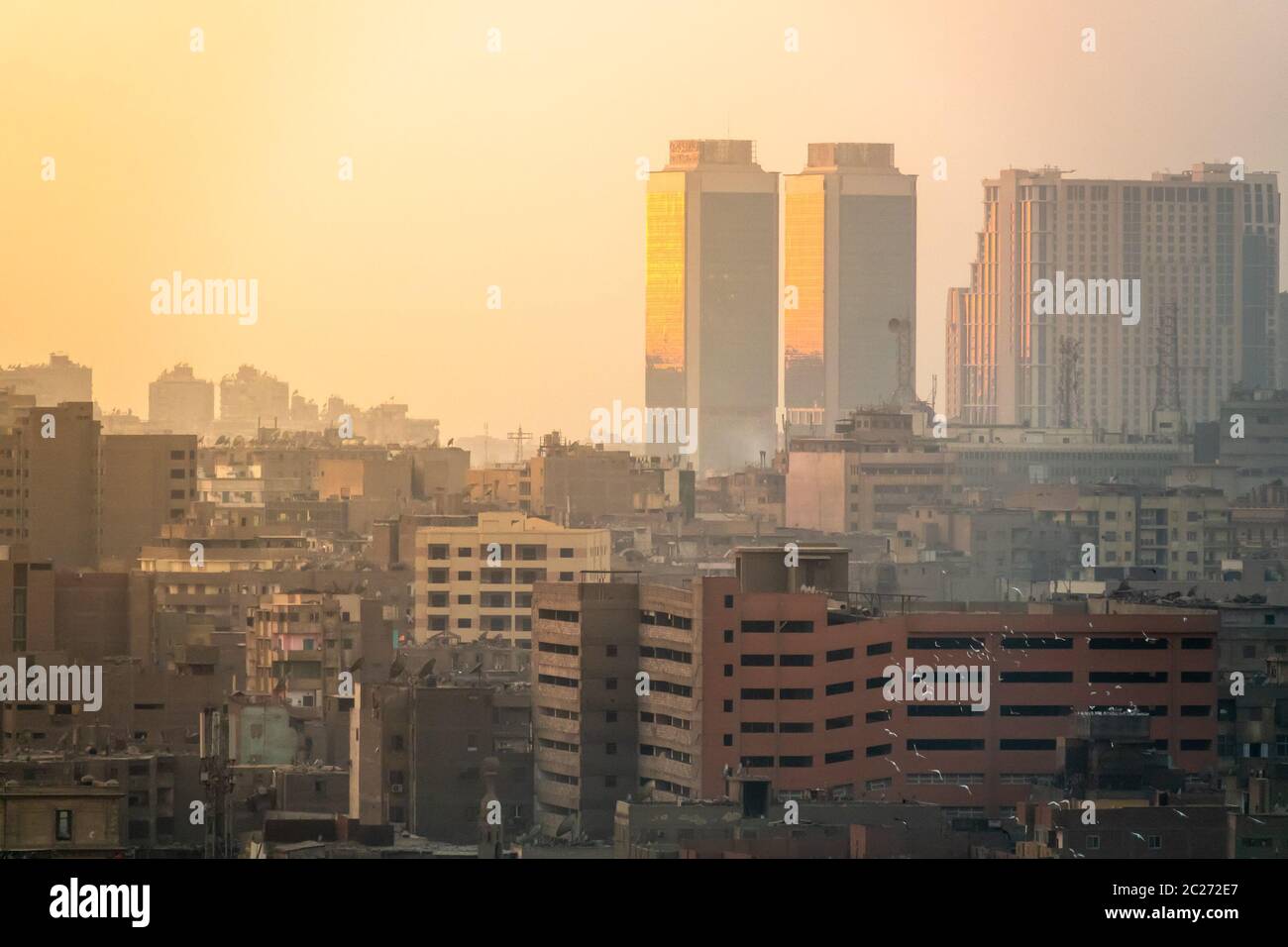 sunset scenery at Cairo Egypt Stock Photo - Alamy