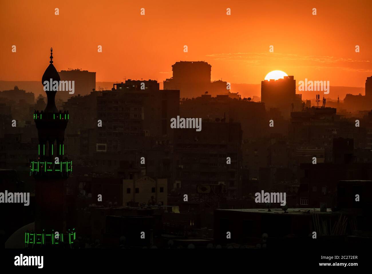 Cairo at sunset hi-res stock photography and images - Alamy