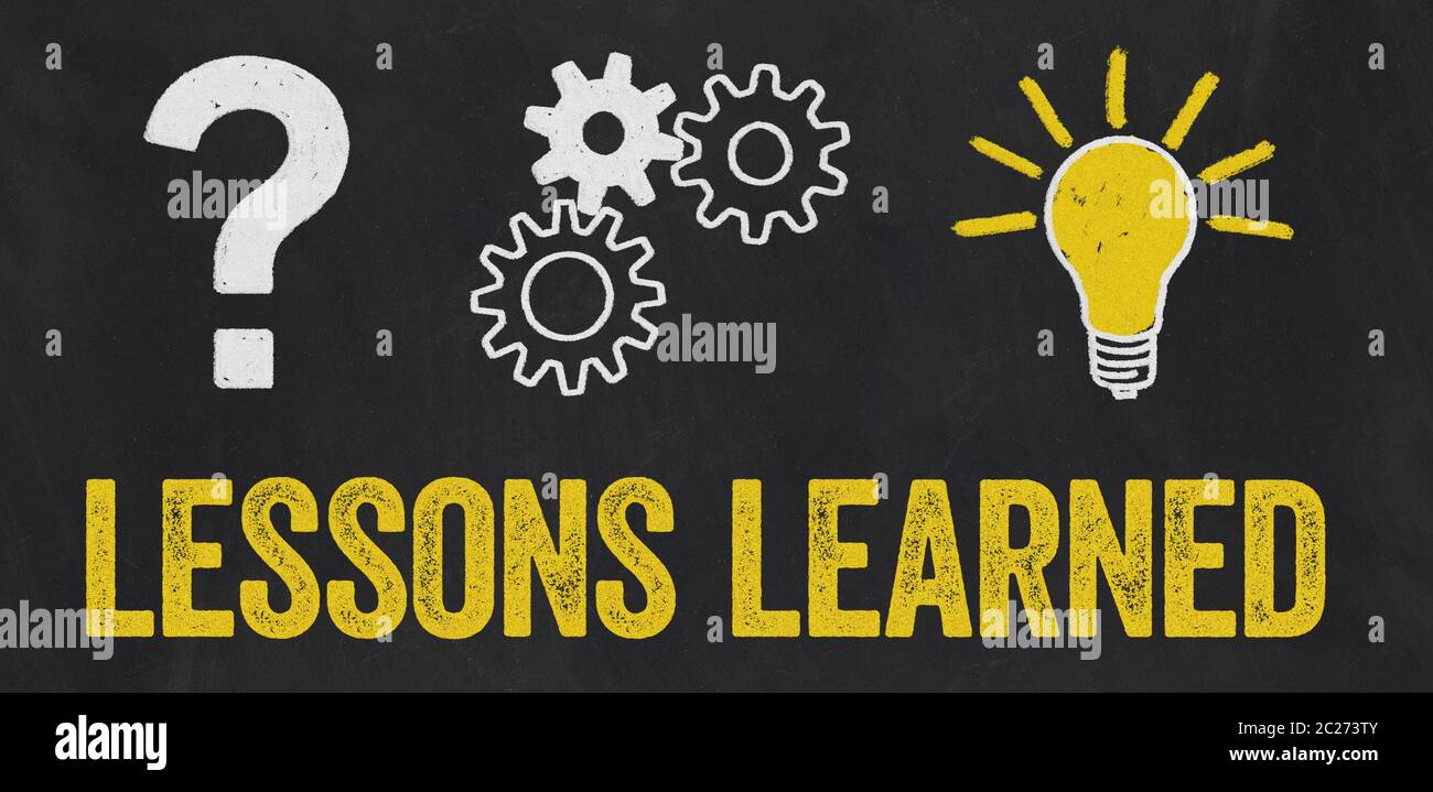 Question Mark, Gears, Light Bulb Concept - Lessons learned Stock Photo ...