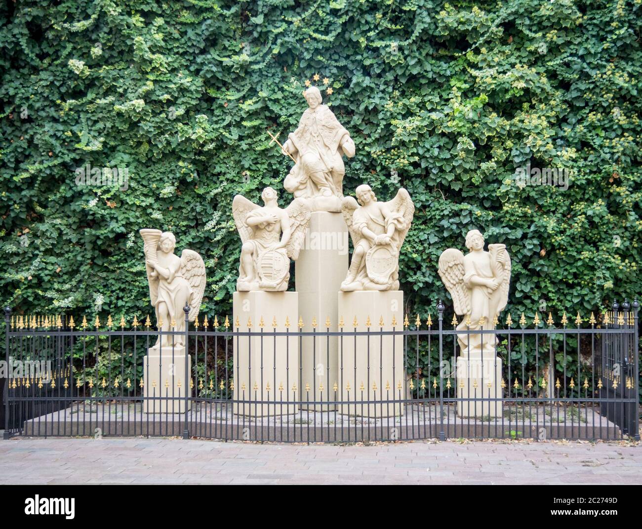 Religious statues in the Primates Palace in the ancient city of ...