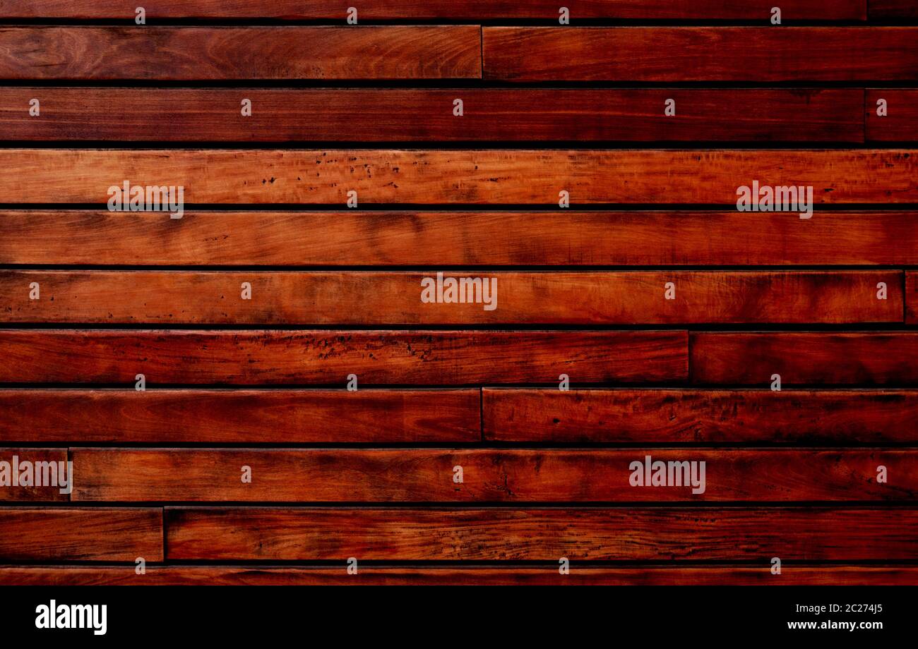 Rustic natural wood background with red brown wooden planks Stock Photo ...