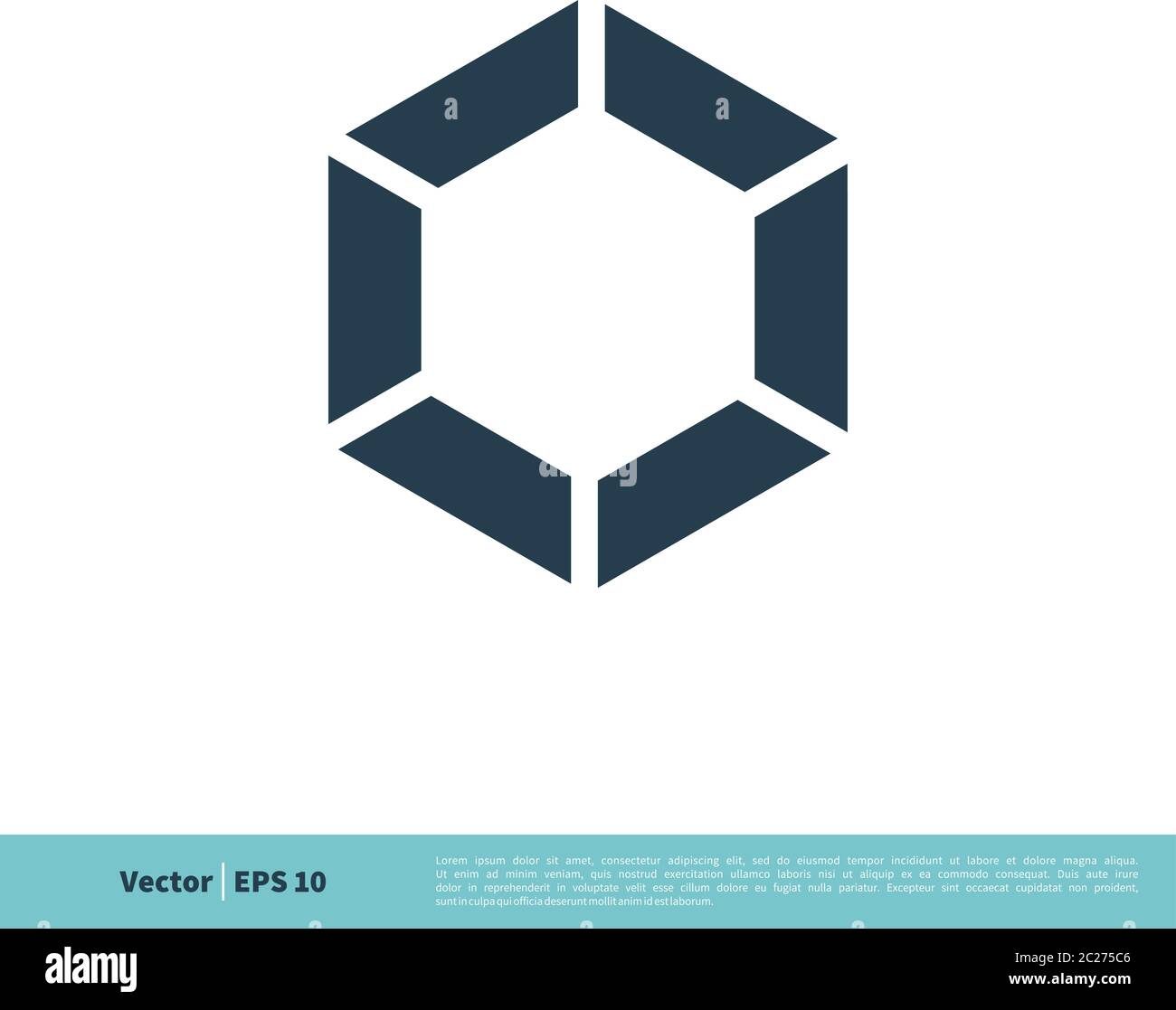 Hexagon Shape Icon Vector Logo Template Illustration Design. Vector EPS ...