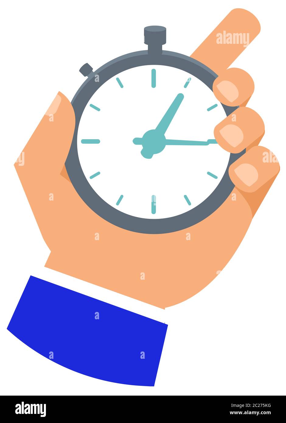 hand holding time cloak illustration Stock Photo - Alamy