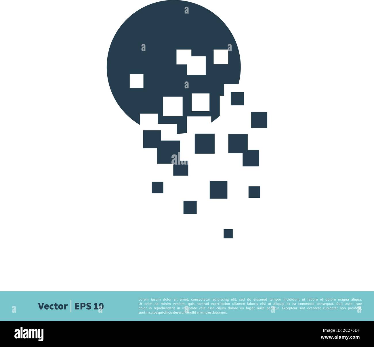 Abstract Binary Icon Vector Logo Template Illustration Design. Vector ...