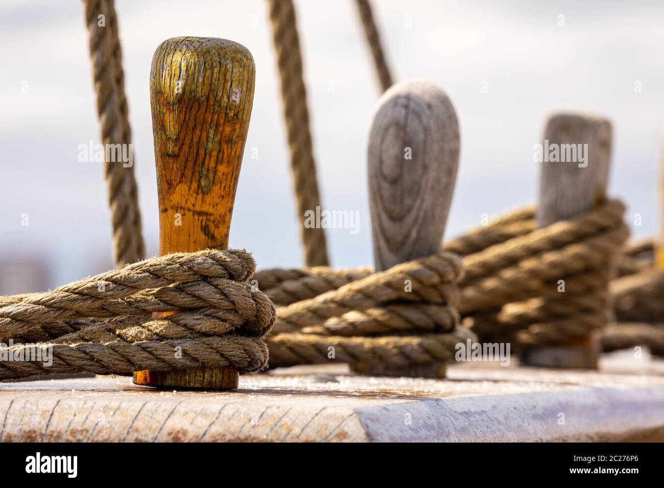 A Tied up Ropes Stock Photo - Alamy