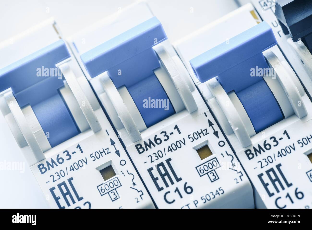Electric Supply Switchers Stock Photo - Alamy