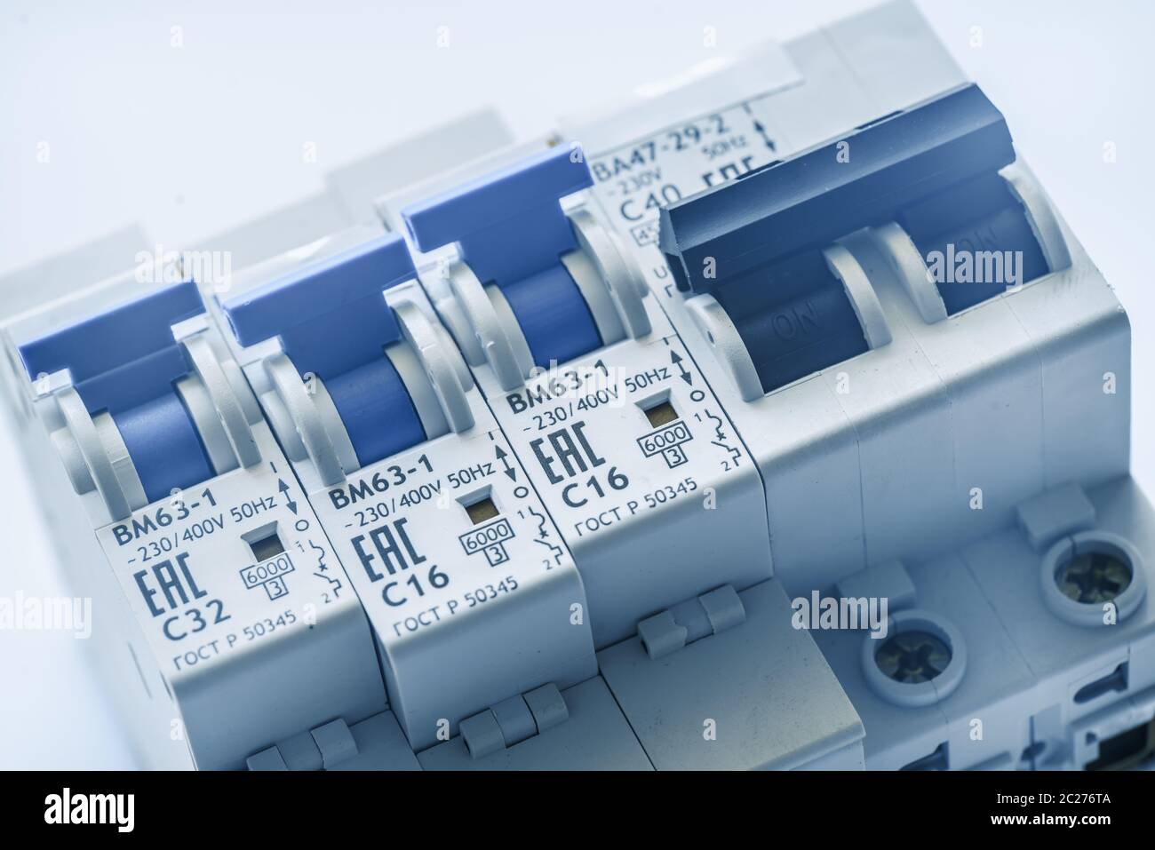 Electric Supply Switchers Stock Photo - Alamy
