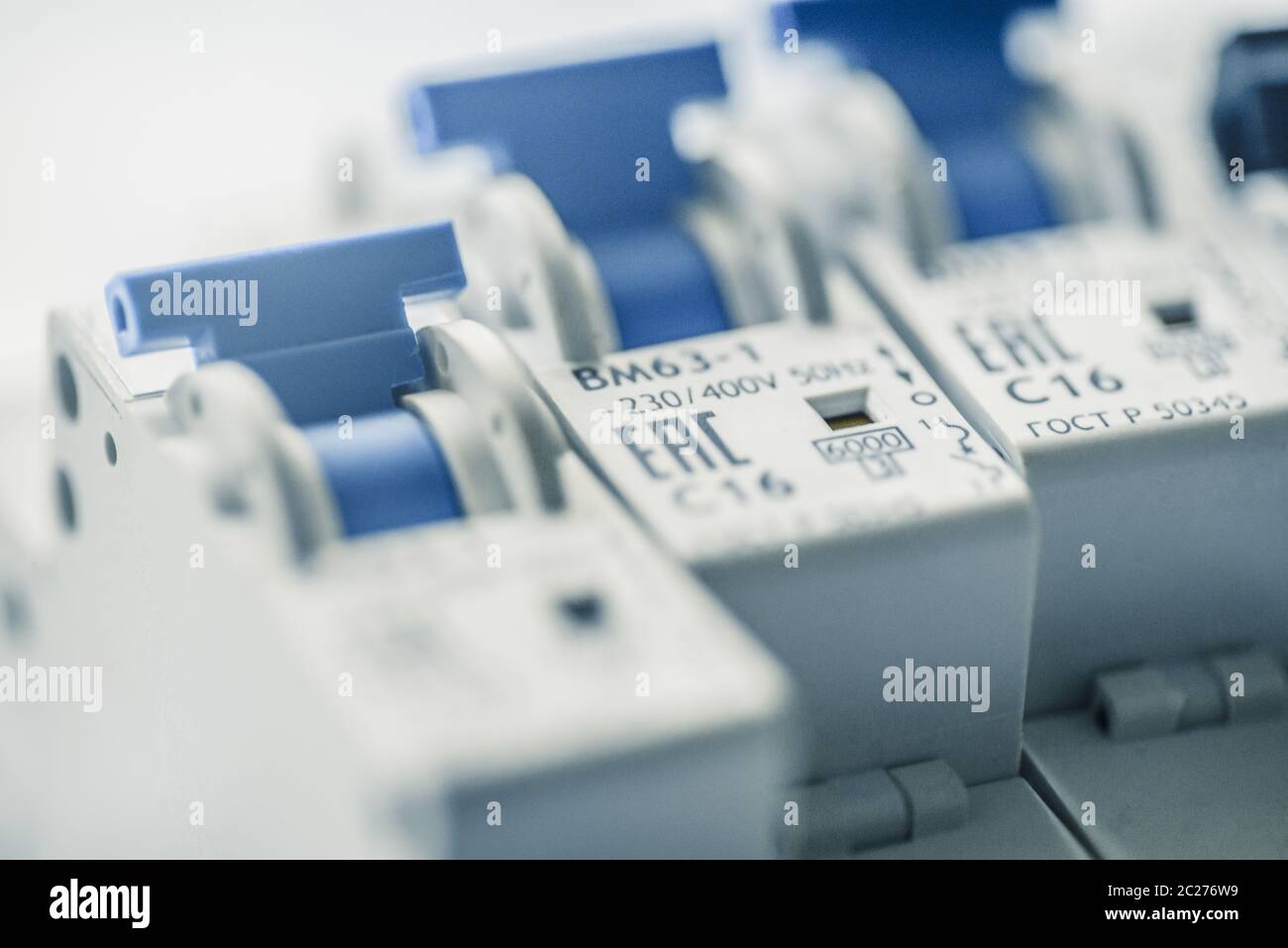 Electric Supply Switchers Stock Photo - Alamy