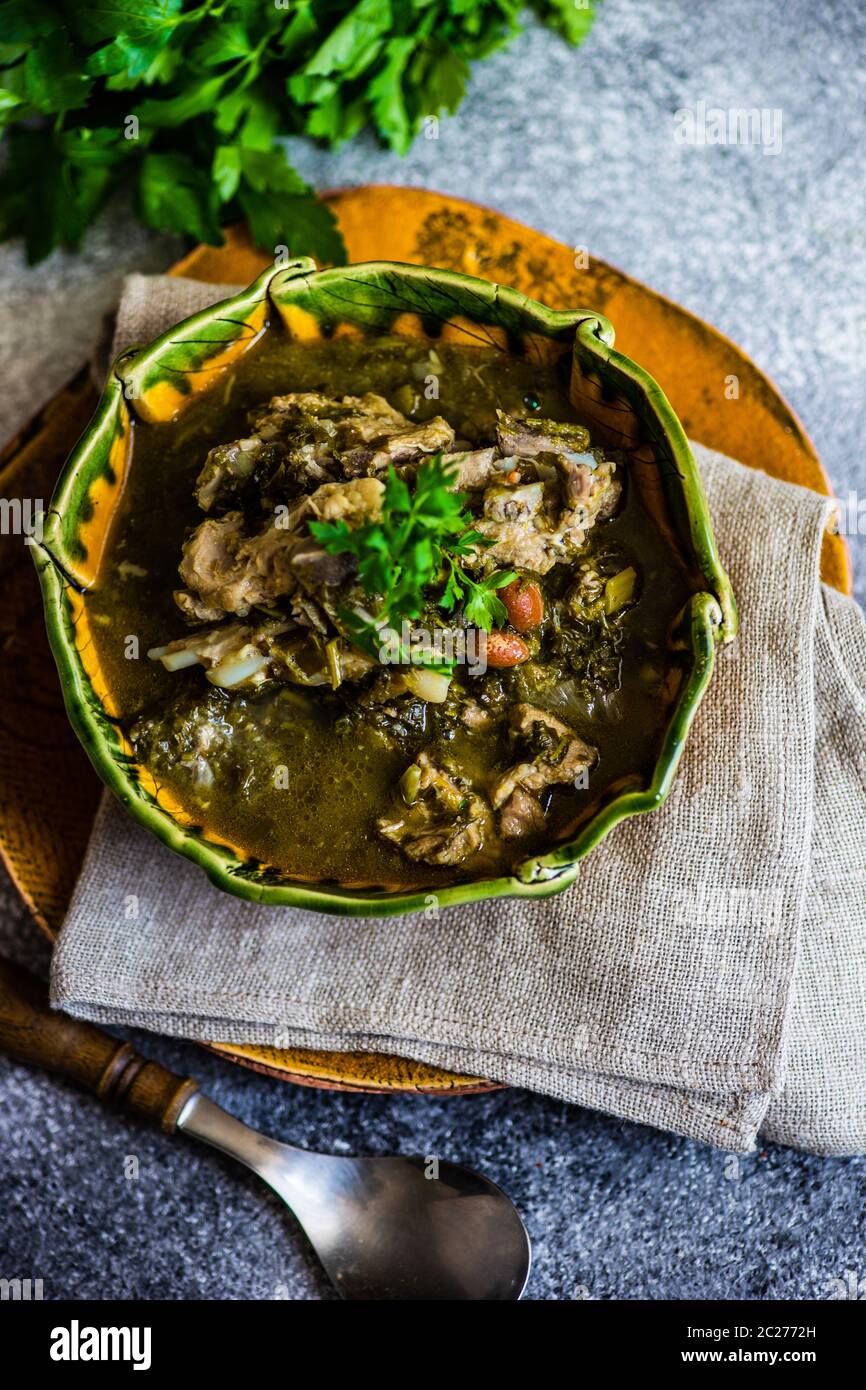 Traditional chakapuli georgian dish hi-res stock photography and images ...