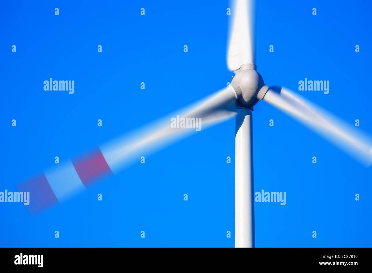 Wind power generation sky blue space hi-res stock photography and ...