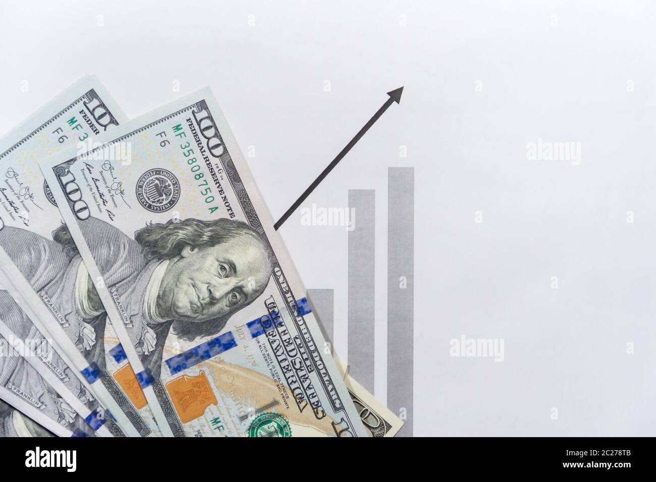 concept of increase of dollar and finances Stock Photo - Alamy