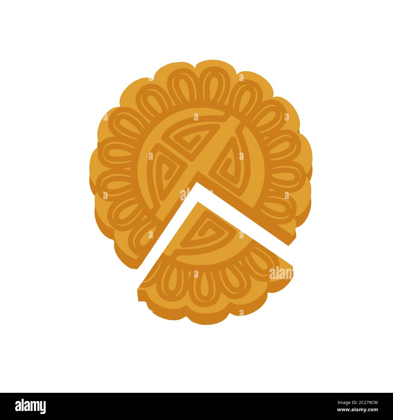 Chinese mooncake mooncakes Cut Out Stock Images & Pictures - Alamy