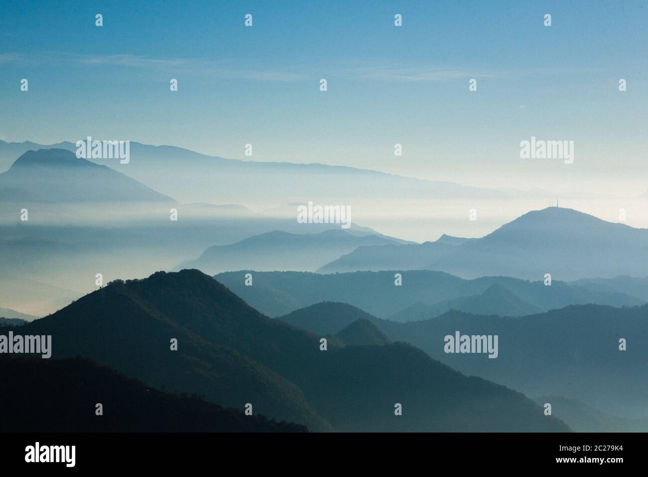 Mountain gradient background. Mountain scenery Stock Photo - Alamy