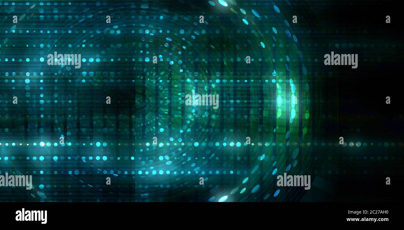 Information Technology Platform and Database System Concept Stock Photo ...