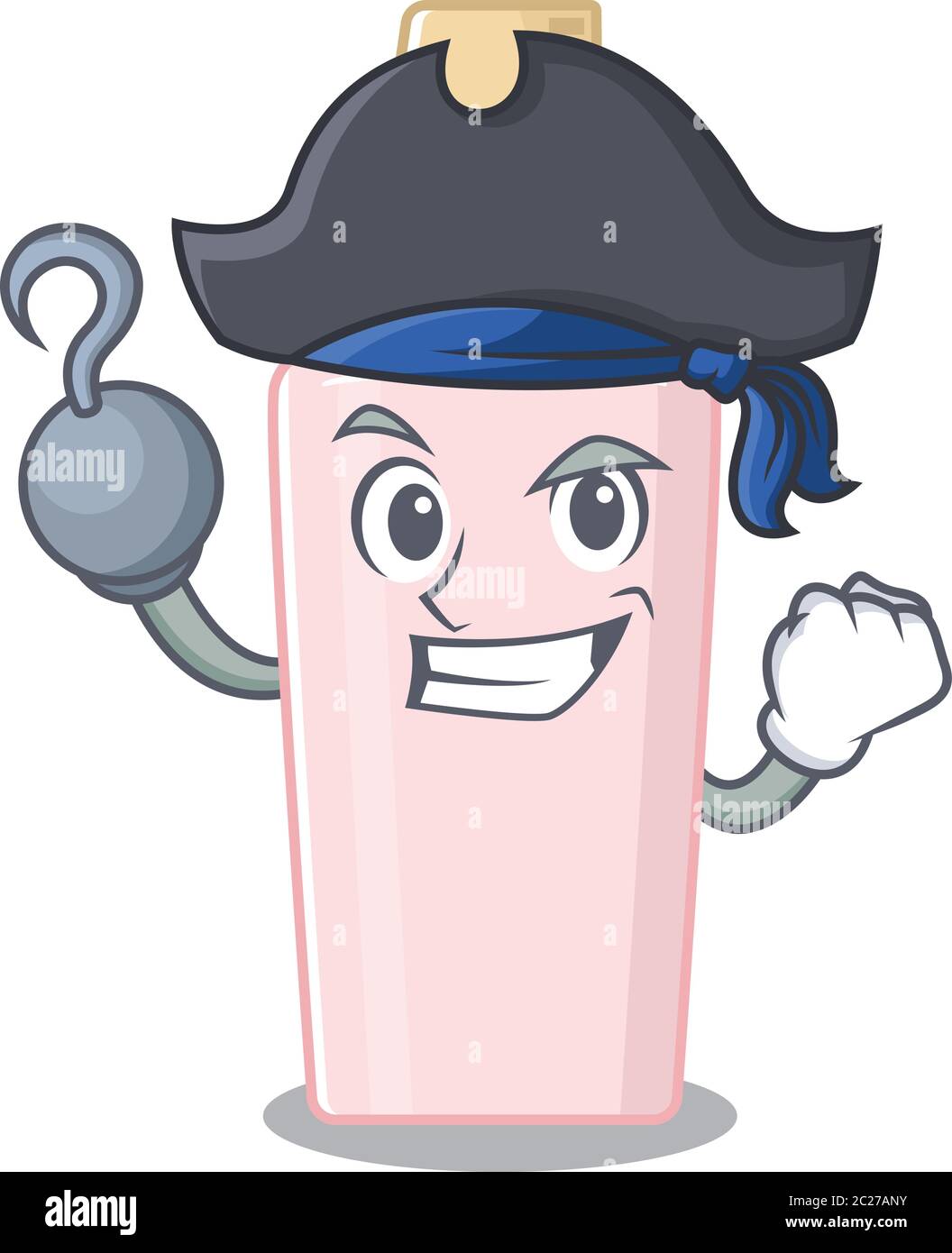 Foundation cartoon design in a Pirate character with one hook hand ...