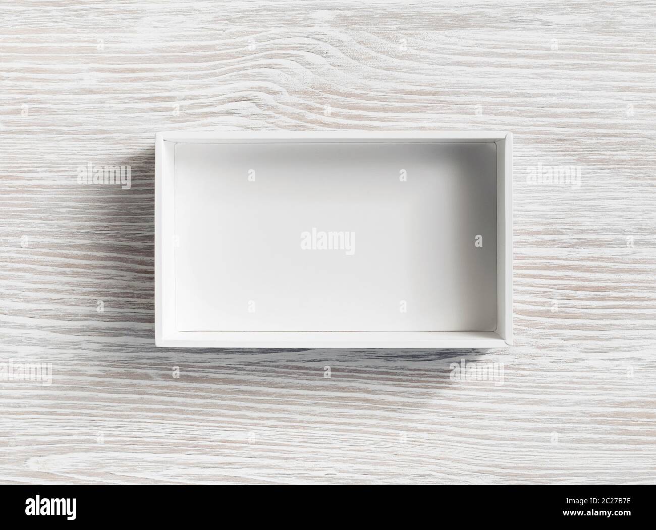 Blank white box Stock Photo - Alamy