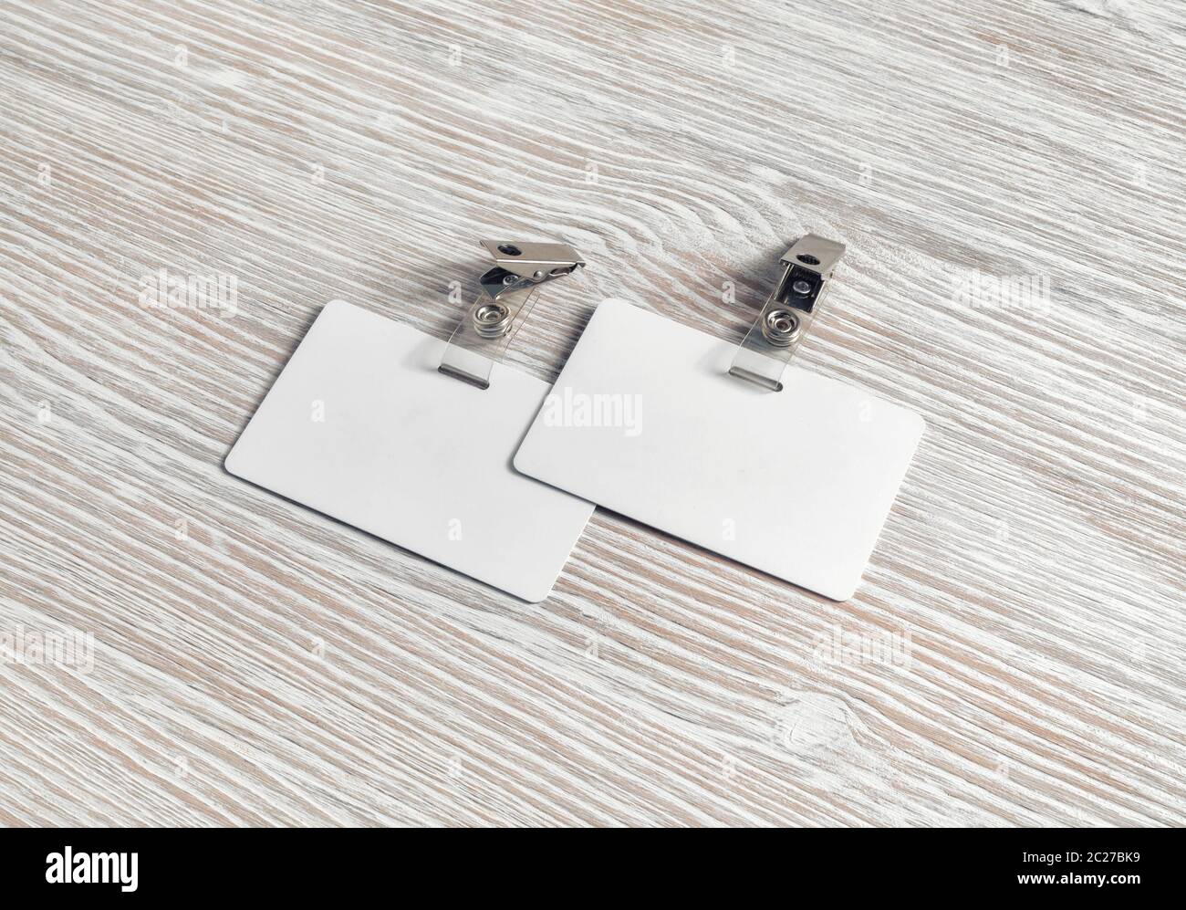 Blank plastic badges Stock Photo - Alamy