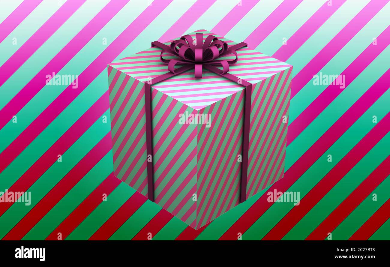 Happy birthday and gift box background Stock Photo - Alamy