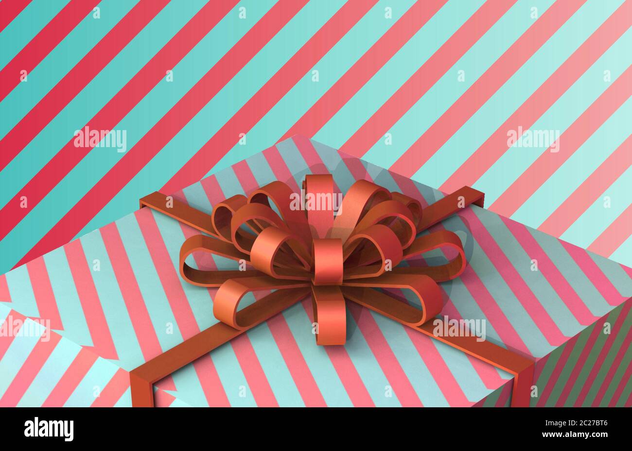Happy birthday and gift box background Stock Photo - Alamy
