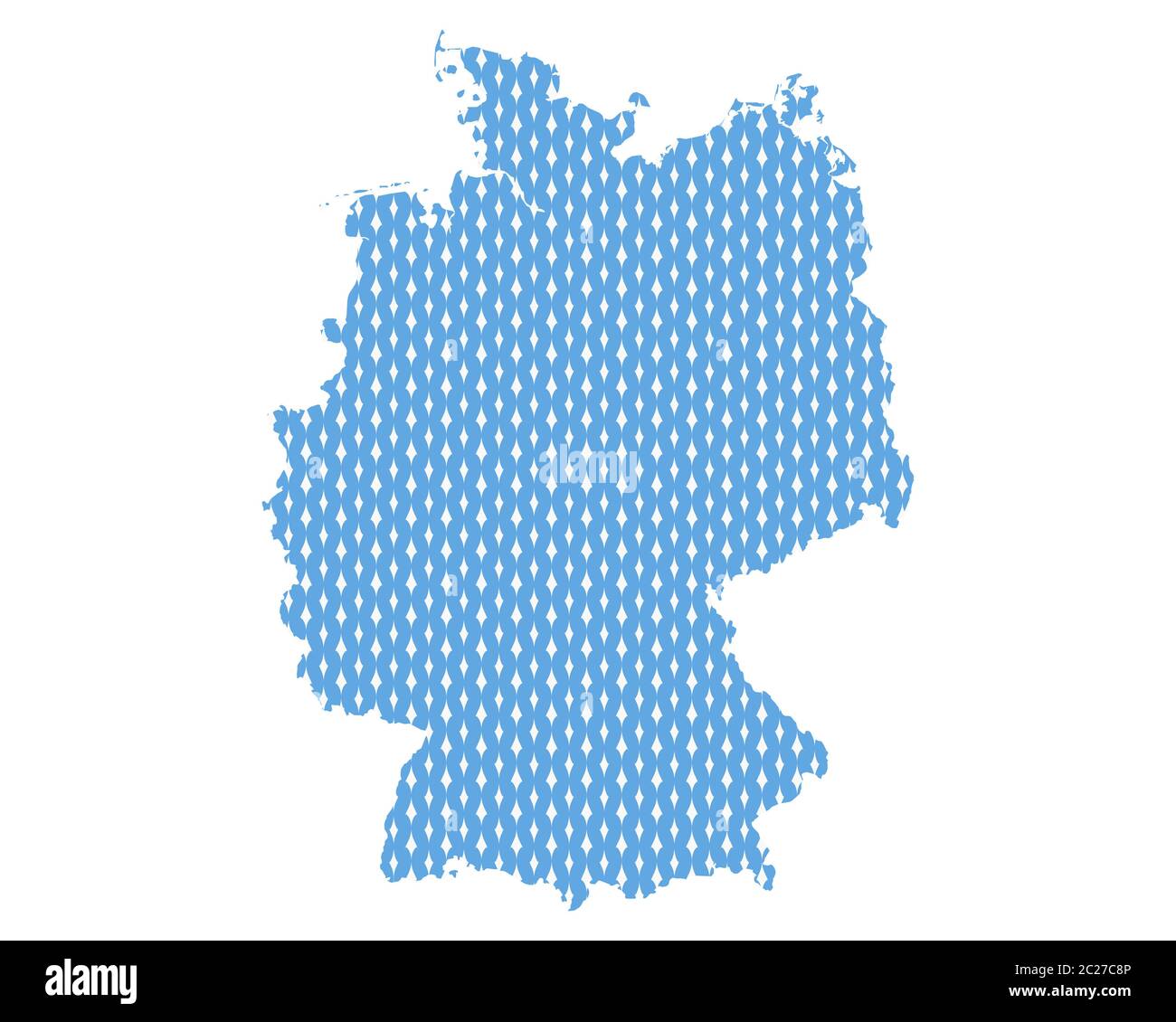 Plain map of Germany Stock Photo - Alamy