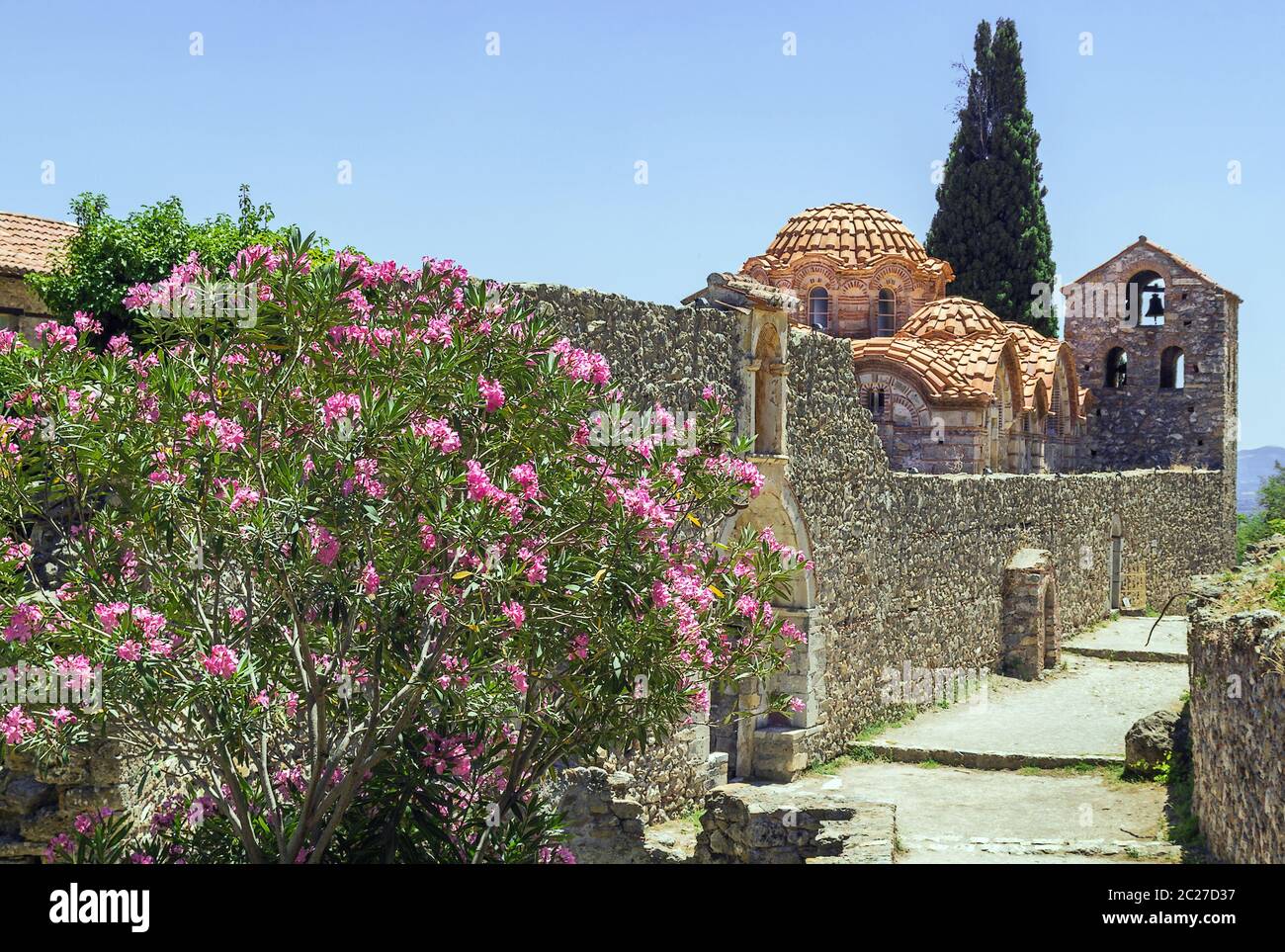 Mystras historic site hi-res stock photography and images - Alamy