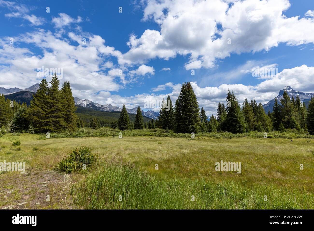 Landscape of the Banff National Park of Canada Stock Photo - Alamy