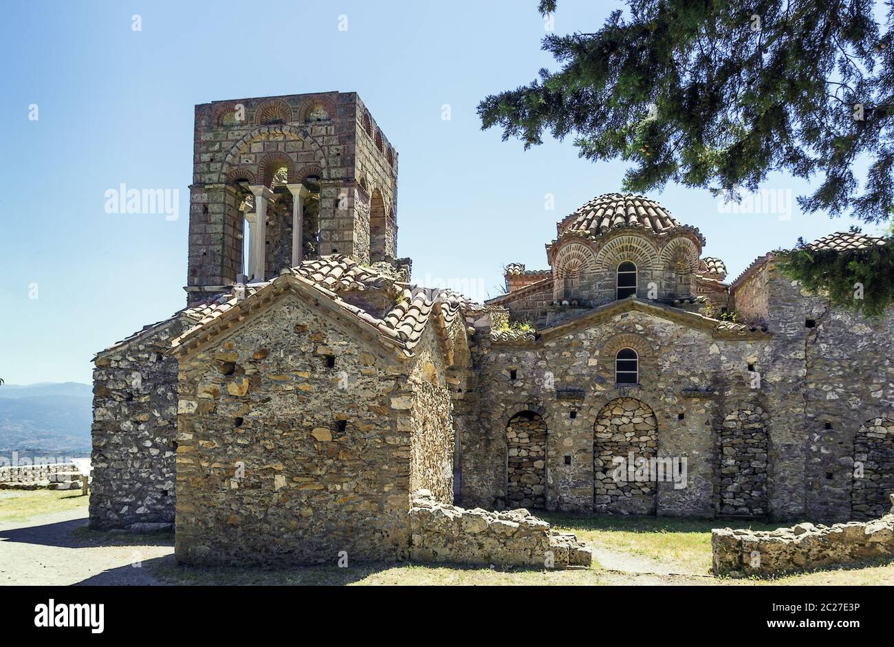 View of mystras hi-res stock photography and images - Alamy