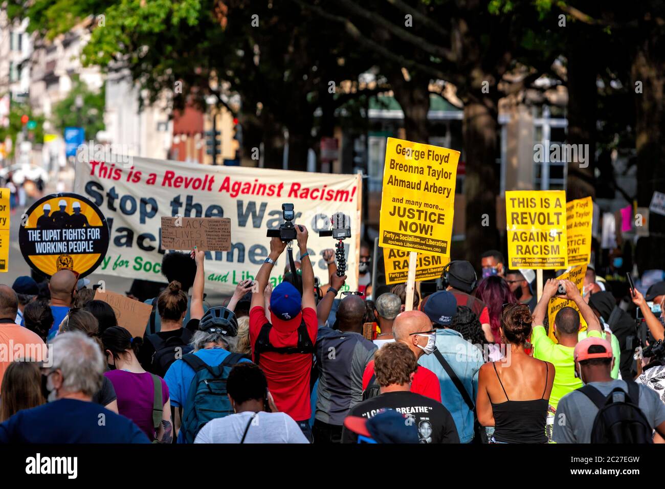 Stop police brutality banner hi-res stock photography and images - Alamy