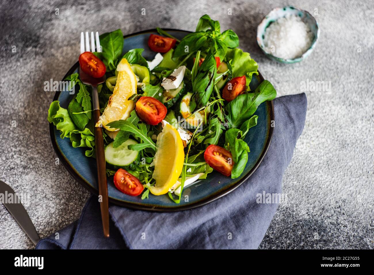 Eat green concept Stock Photo - Alamy