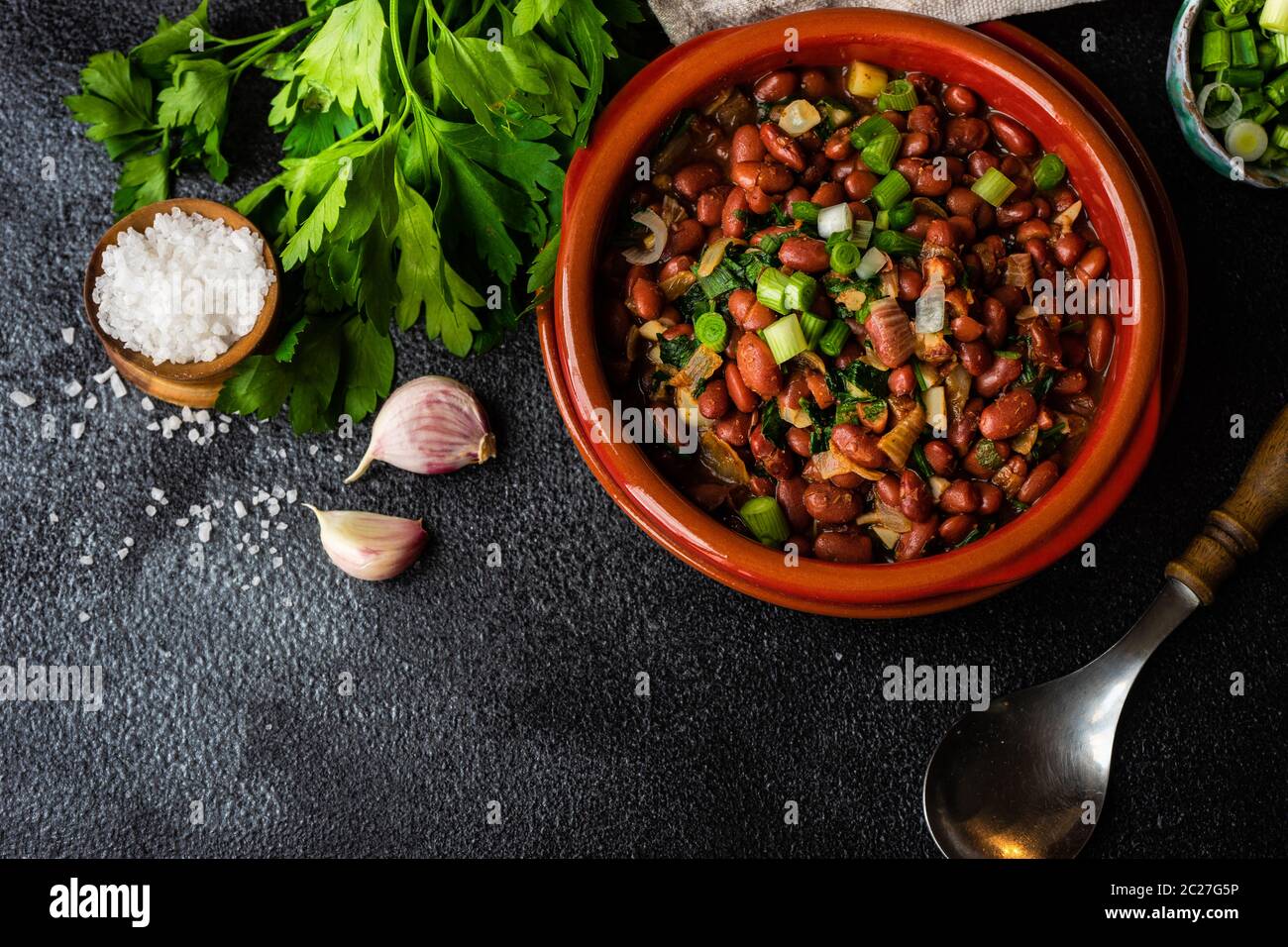Traditional georgian dish lobio Stock Photo - Alamy