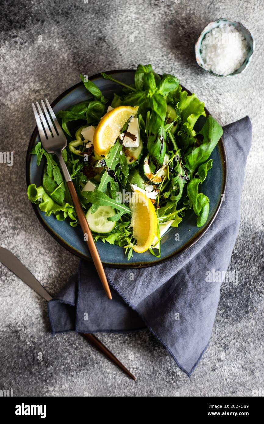 Eat green concept Stock Photo - Alamy