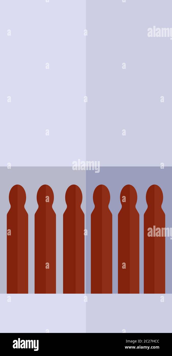 Open matchbook isolated on white background. Matchbox in flat design ...