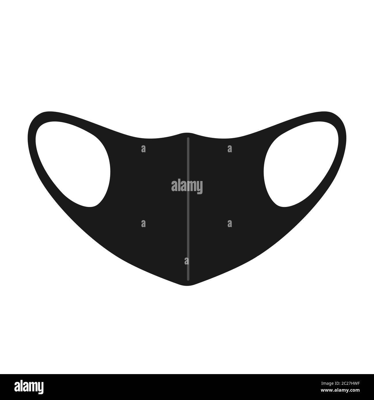 Reusable fabric mask Stock Vector Images - Alamy