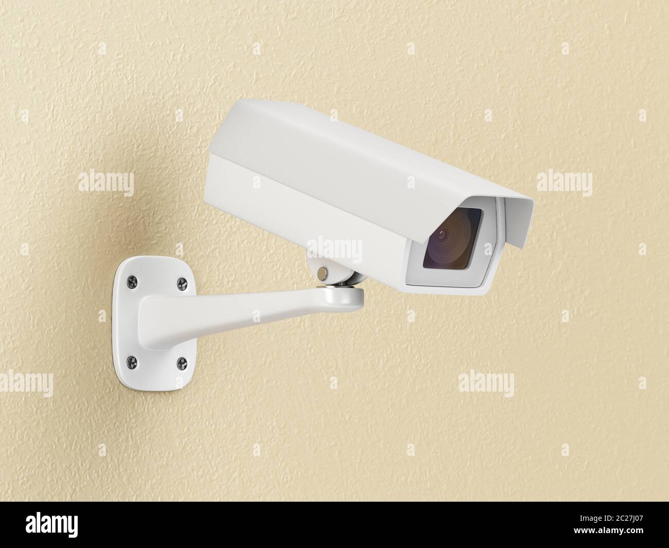 Modern CCTV camera on the wall Stock Photo - Alamy