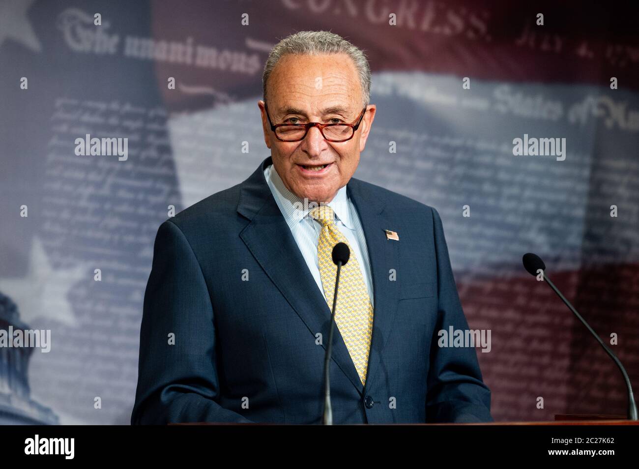 Washington, United States. 16th June, 2020. U.S. Senator, Chuck Schumer ...