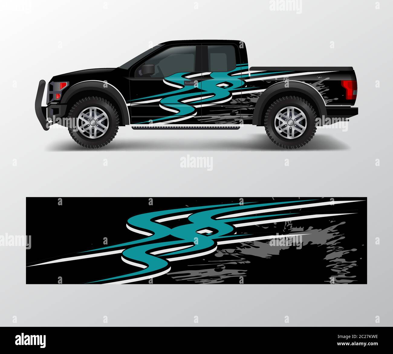 abstract Racing graphic background vector for offroad vehicle wrap ...