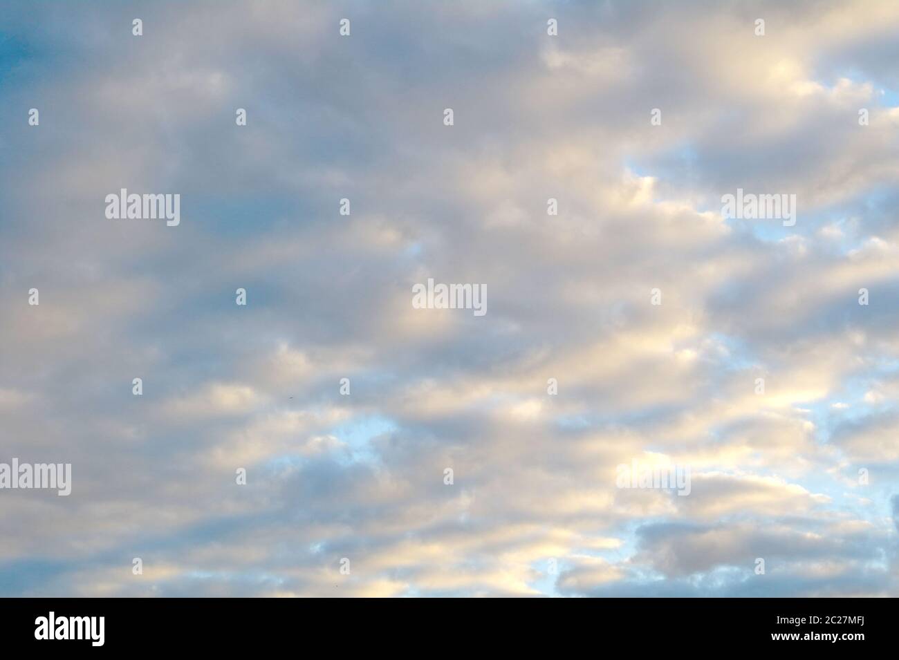 Morning blue sky with clouds Stock Photo - Alamy