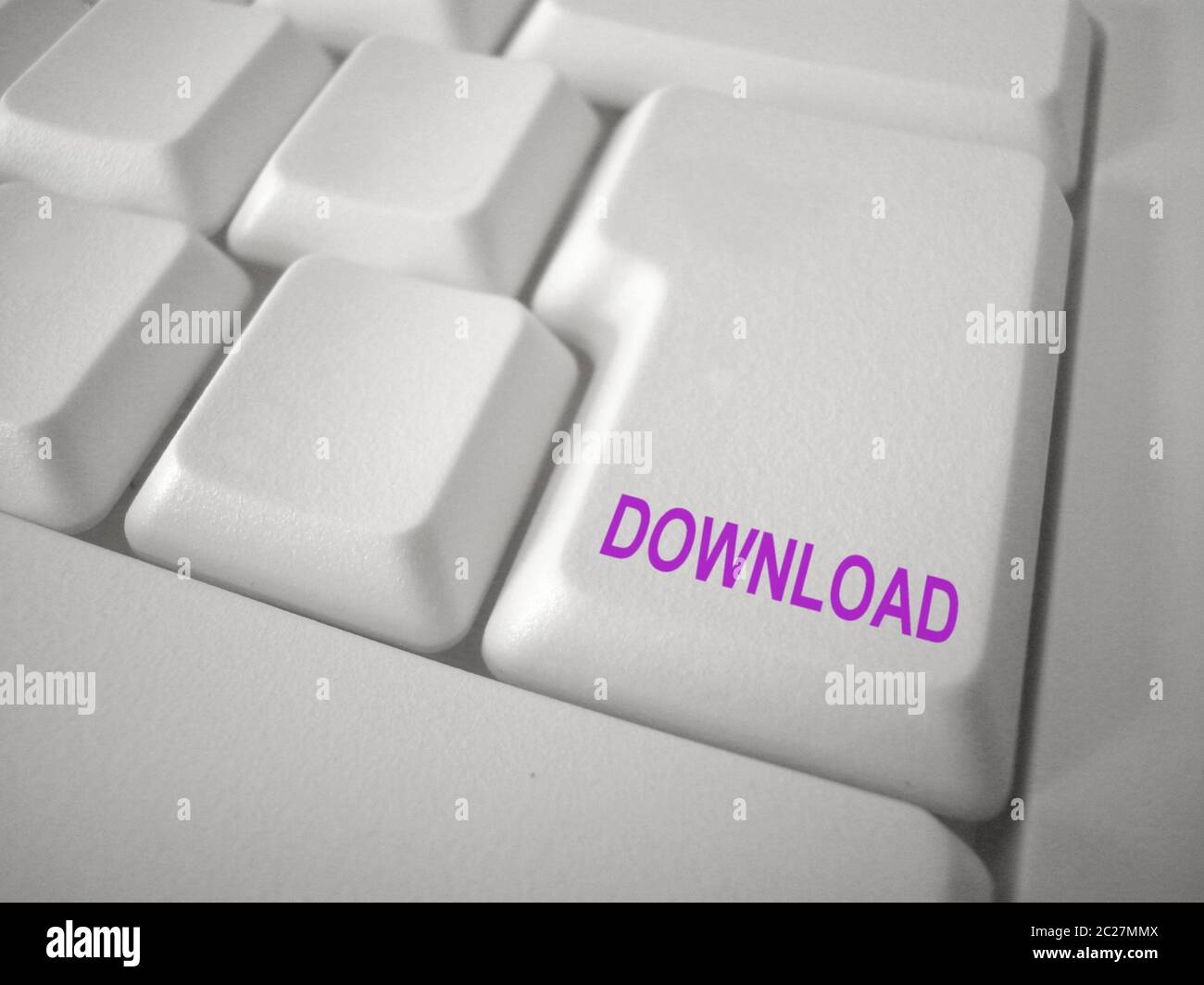 Keybord Button Download Stock Photo - Alamy