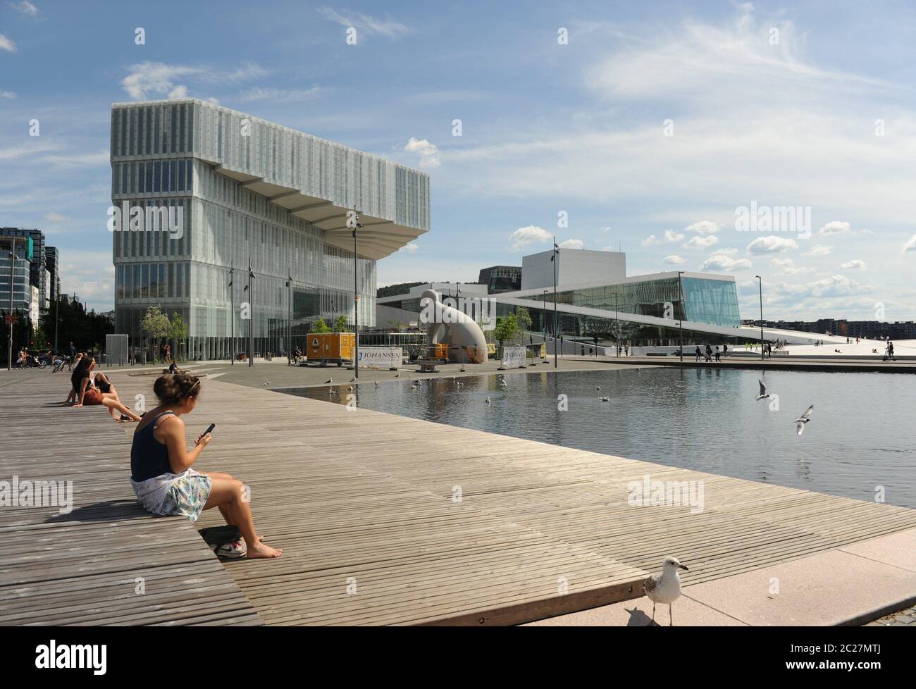 Deichman bjørvika library hi-res stock photography and images - Alamy